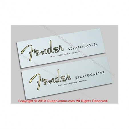 Water Slide Guitar Decals Fender Stratocaster Waterslide Decal Set ...